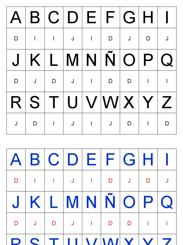 Abcdefghi Jklmnñopq Rstuvwxyz: D I I J I D J D J | PDF