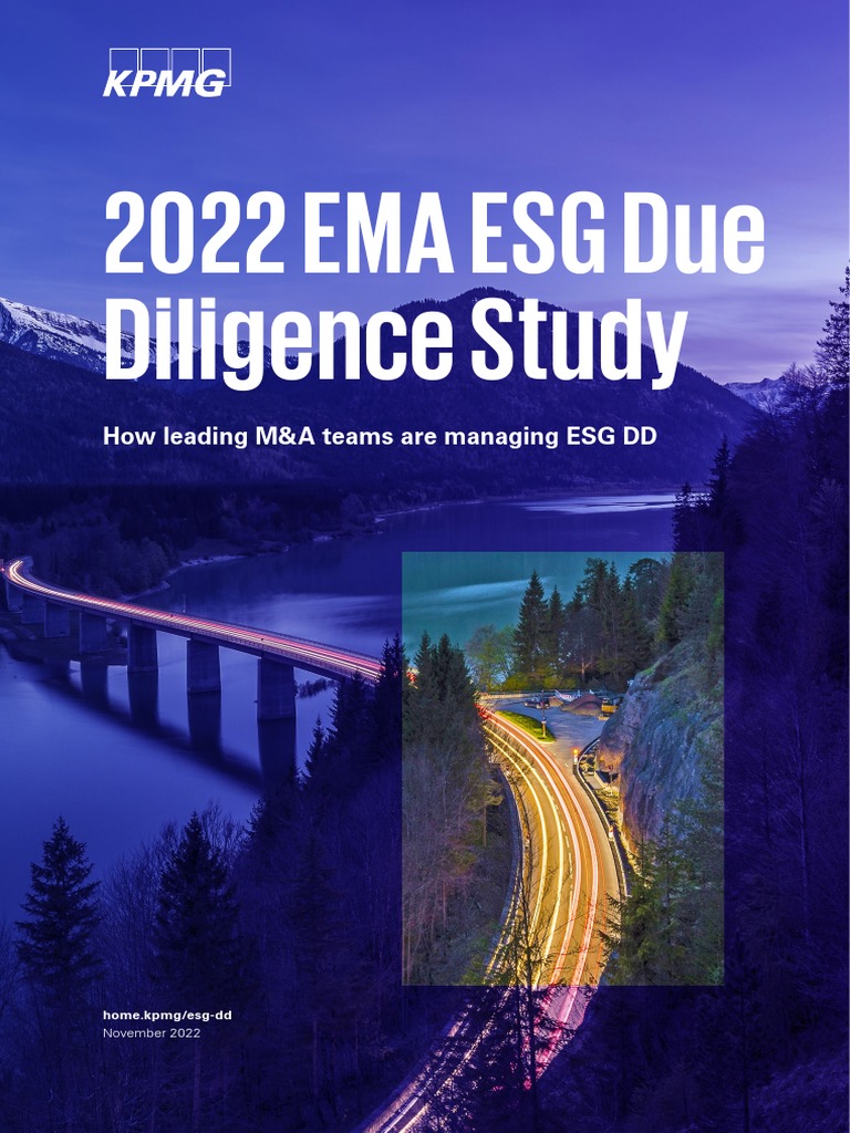 Ema Esg Due Diligence Report | PDF | Mergers And Acquisitions ...