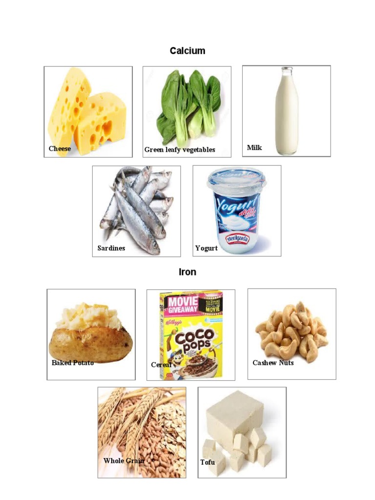 Calcium-Rich Food Sources | PDF