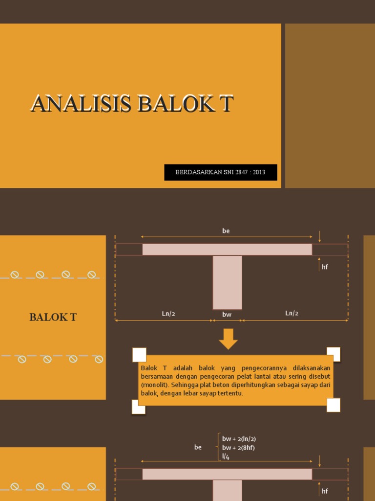 Analisis Balok T SNI 2847:2013 | PDF