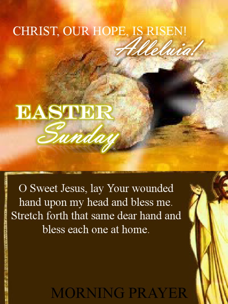 Easter Sunday Blessings and Prayers 2025 | PDF | God The Father | Lord ...