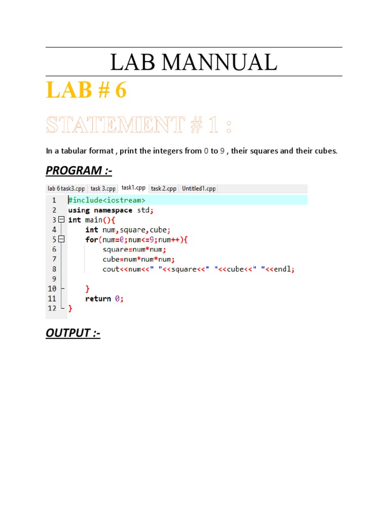 Lab Manual - Docx 6 | PDF