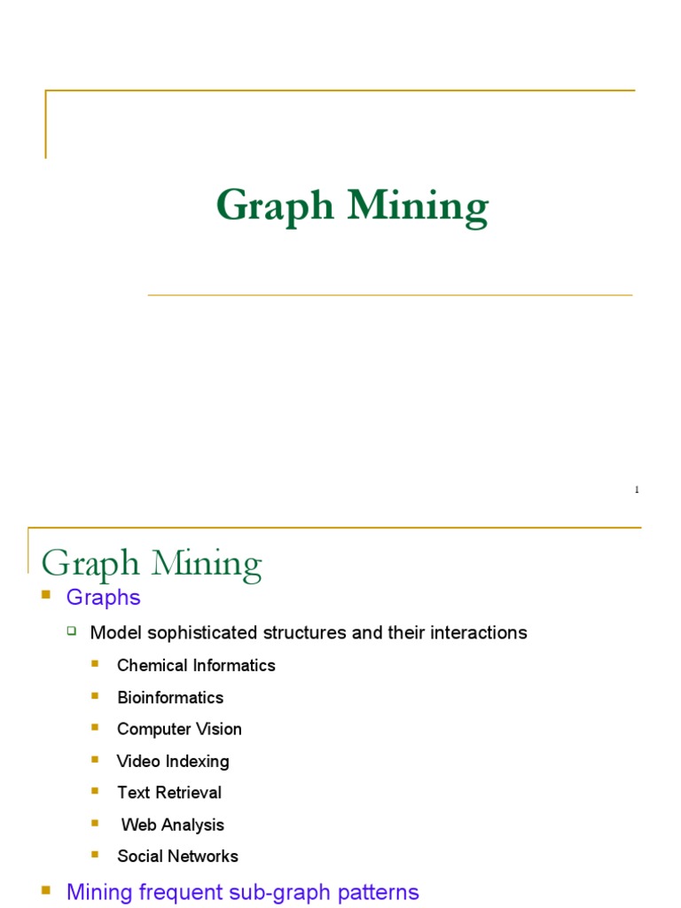 Graph Mining | PDF