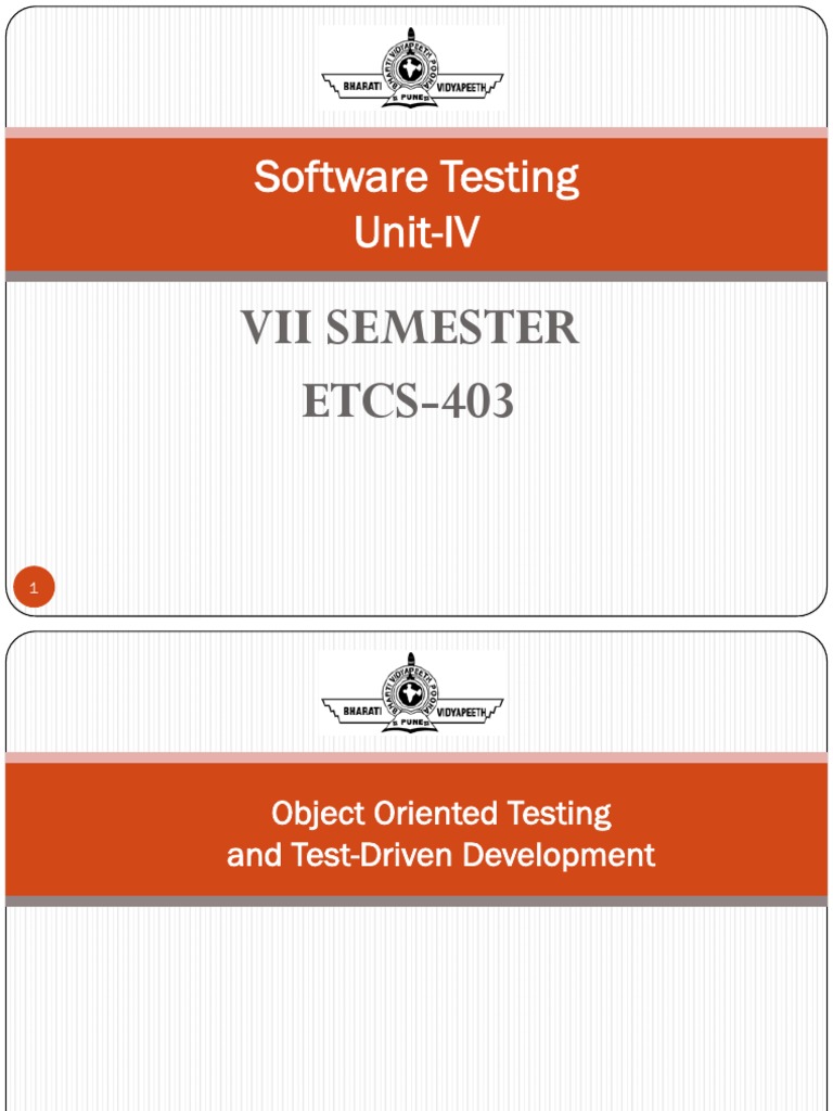 Object Oriented Testing Strategies Pdf Class Computer Programming 1831