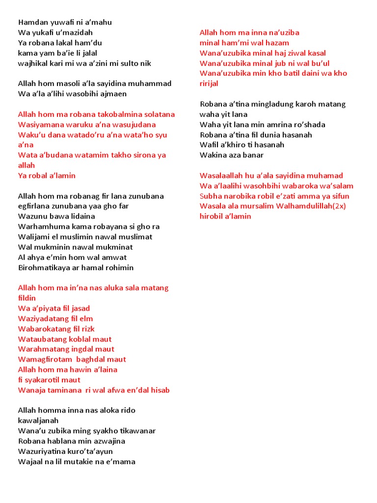 Doa Selepas Solat | PDF