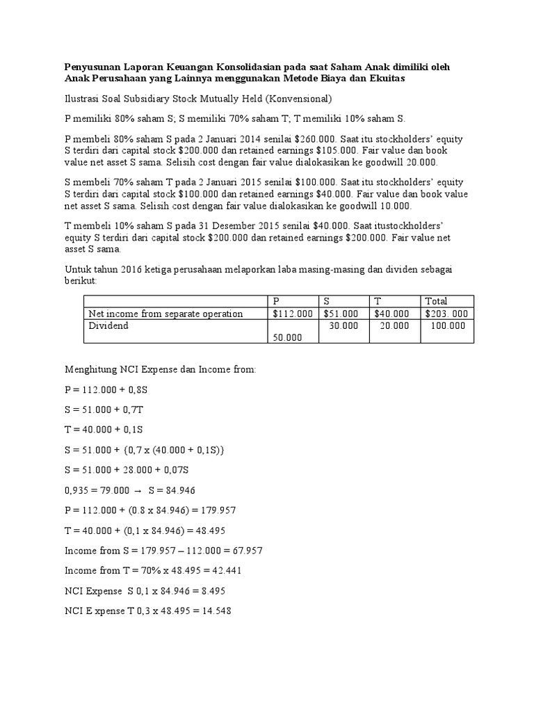 Mutual Holding | PDF | Pengelolaan Keuangan & Uang | Griya & Taman