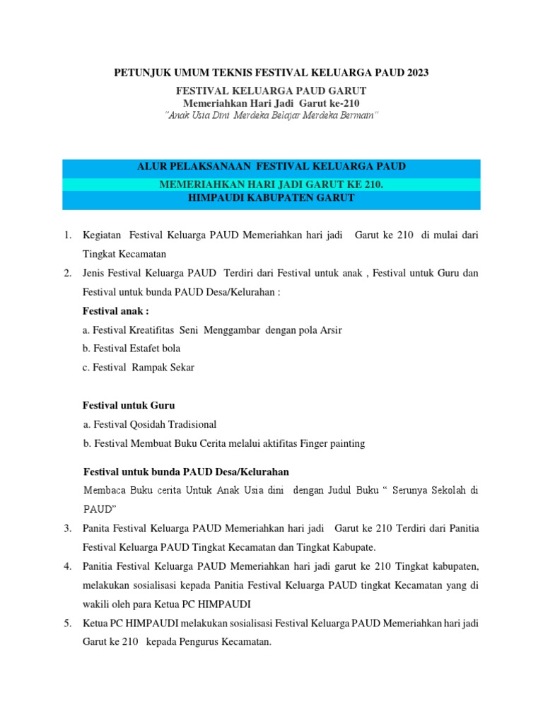 Juknis Terbaru 2023 | PDF