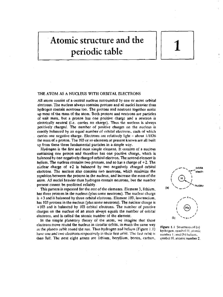 Atomic Structure | PDF