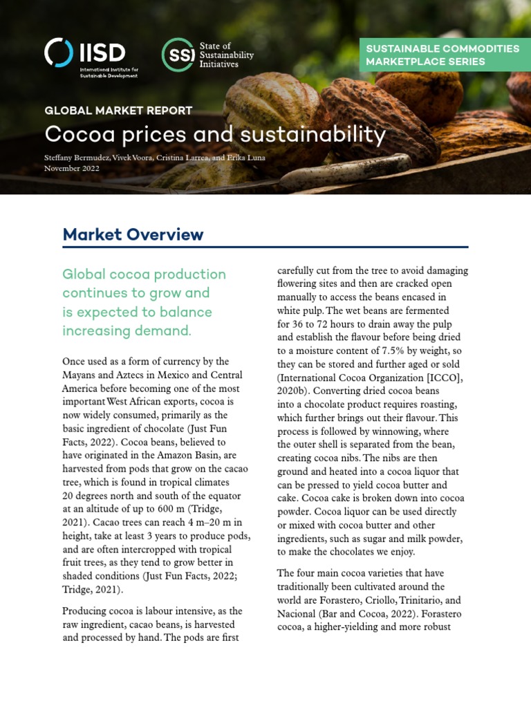 2022 Global Market Report Cocoa | PDF | Cocoa Bean | Agriculture