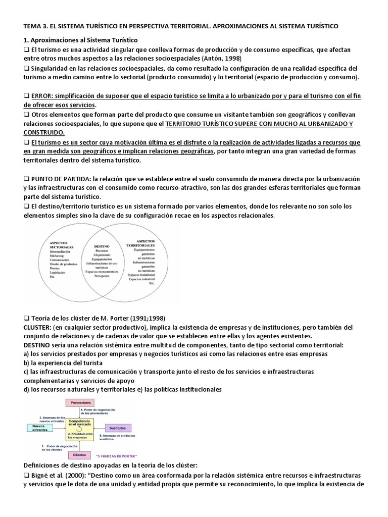 Geo Tema 3 | PDF | Turismo | Infraestructura