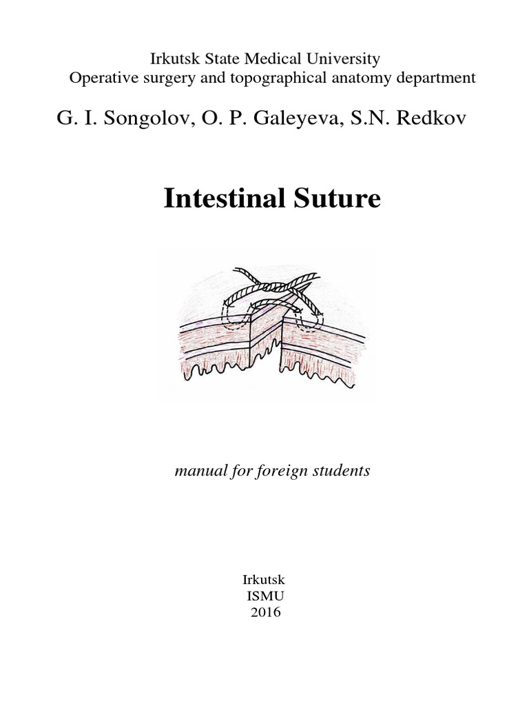 Intestinal Suture | PDF | Surgical Suture | Clinical Medicine