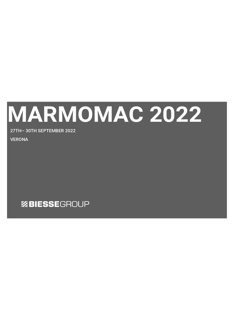 Marmomac 2022 Trade Show Overview | PDF