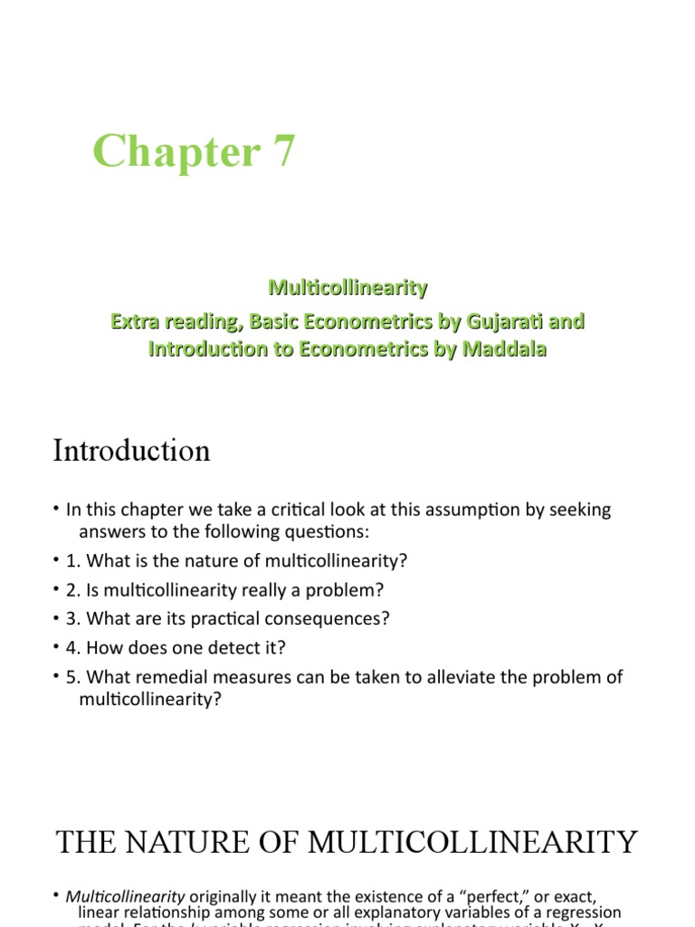 Multi Col Linearity | PDF | Multicollinearity | Regression Analysis
