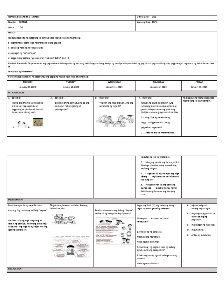 WLP Esp. Week 5 6 | PDF