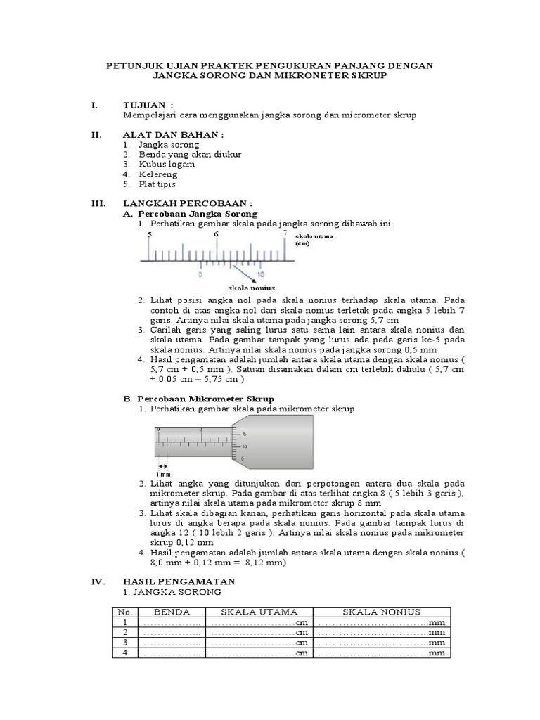 Praktikum Pengukuran-1 | PDF