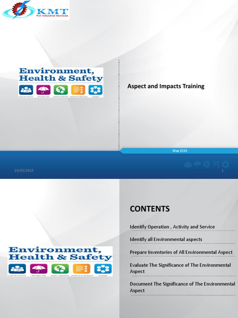 Aspect & Impact Training | PDF | Waste | Waste Management