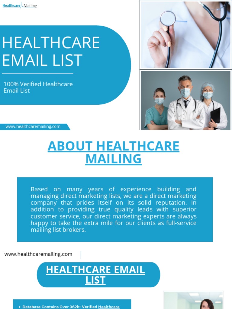 Healthcare Email List PDF | PDF | Business