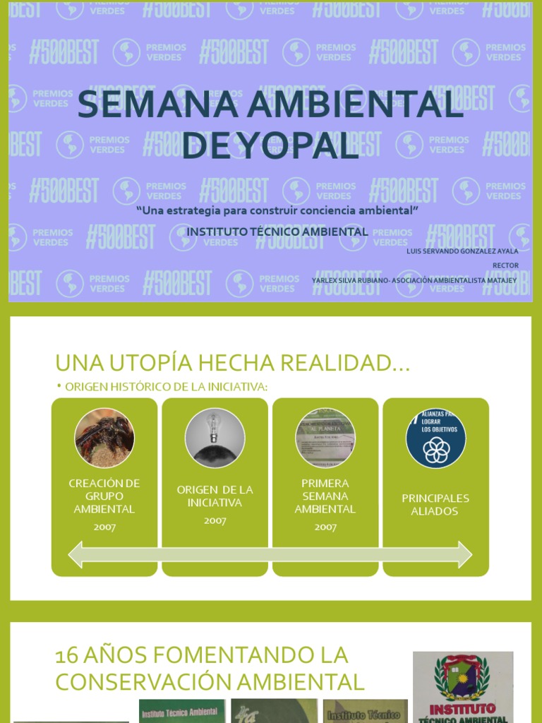 Semana Ambiental de Yopal | PDF