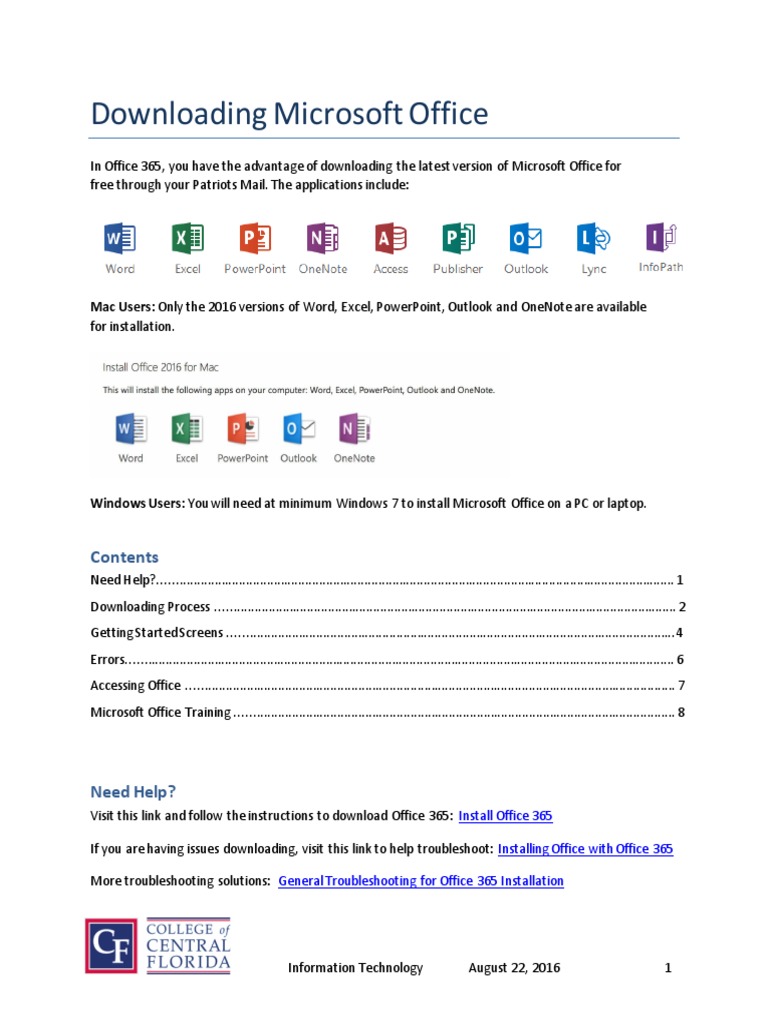 Microsoft Office | PDF | Microsoft Office | Installation (Computer ...