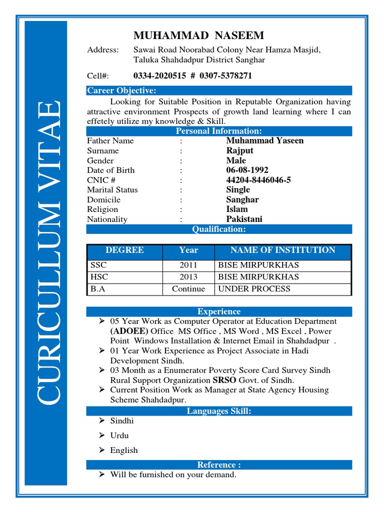Muhammad Naseem | PDF
