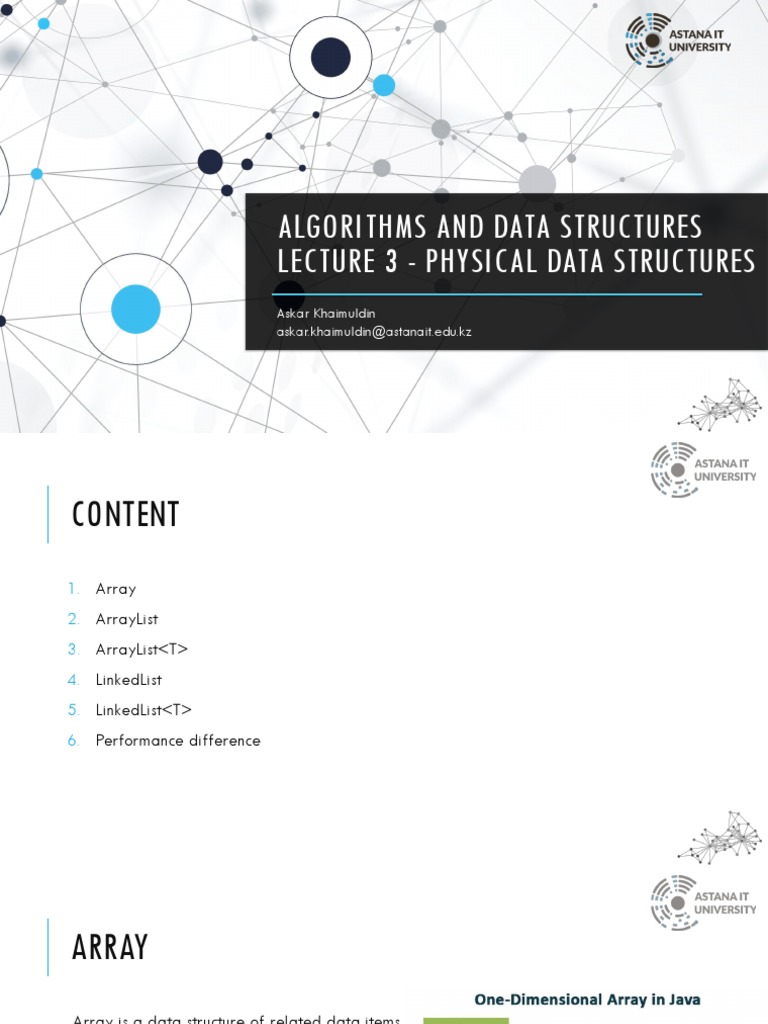 Data Structures: Arrays & Linked Lists | PDF | Software Development | Information Retrieval