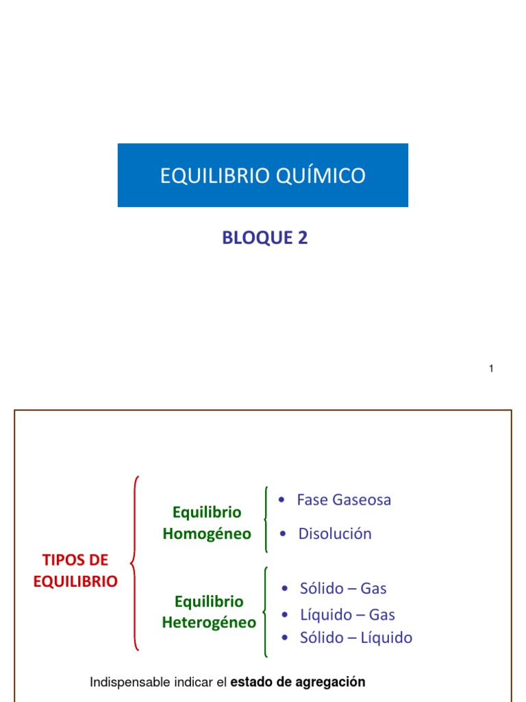 4.equilibrio Químico | PDF | Equilibrio químico | Reacciones químicas