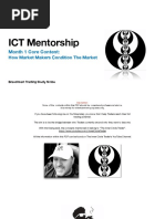 ICT Forex Trading Notes Guide | PDF | Market Trend | Day Trading