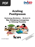 Araling Panlipunan 8: Quarter 2, Week 4 | PDF