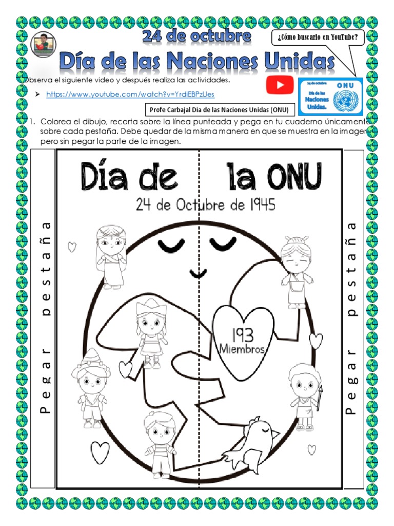 Actividades Para Trabajar Las Naciones Unidas