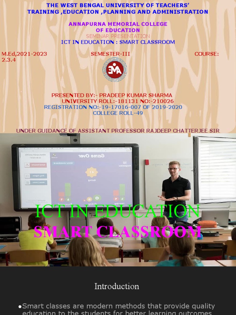 Smart Classroom | PDF | Computers