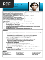 Sample Work Experience Sheet | PDF | Health Care | Nursing