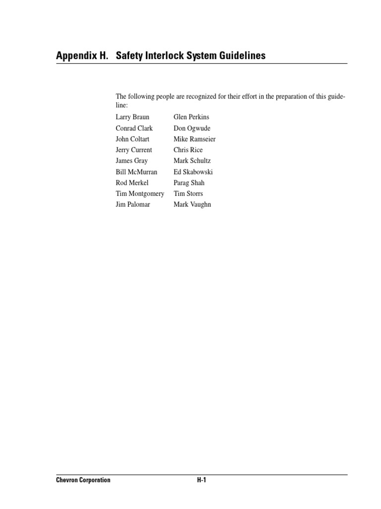 341.ICMAPPH Safety Interlock System Guidelines | Download Free PDF ...