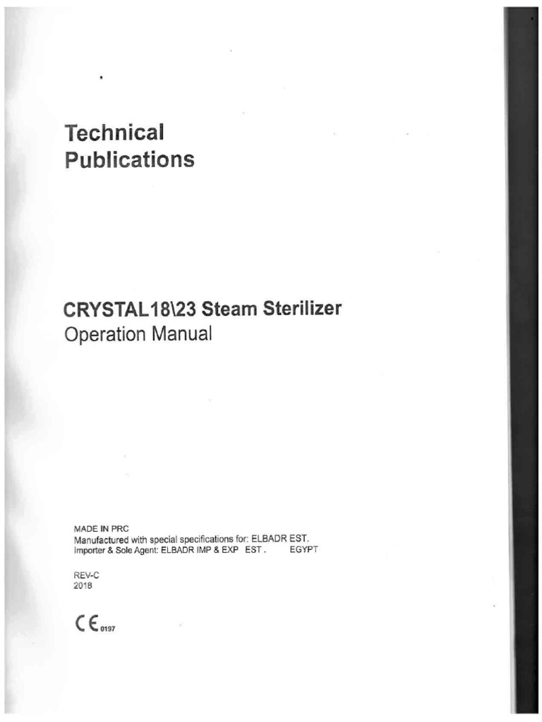 Autoclave Crystal Class B | PDF