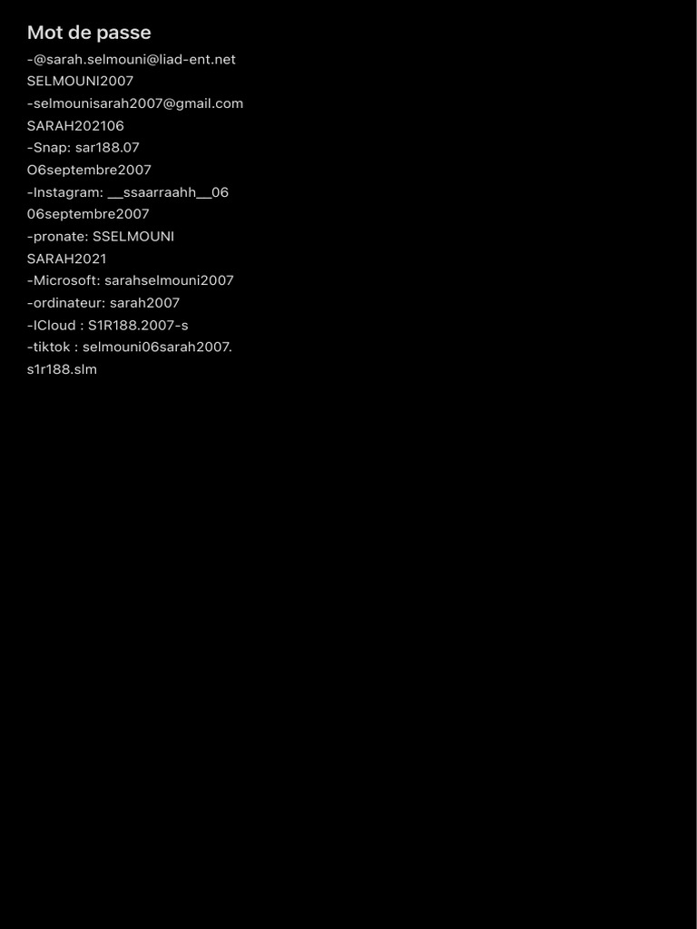 Mot de Passe 2 | PDF