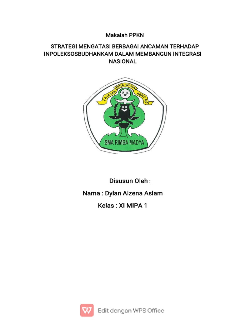 Makalah PPKN-WPS Office | PDF
