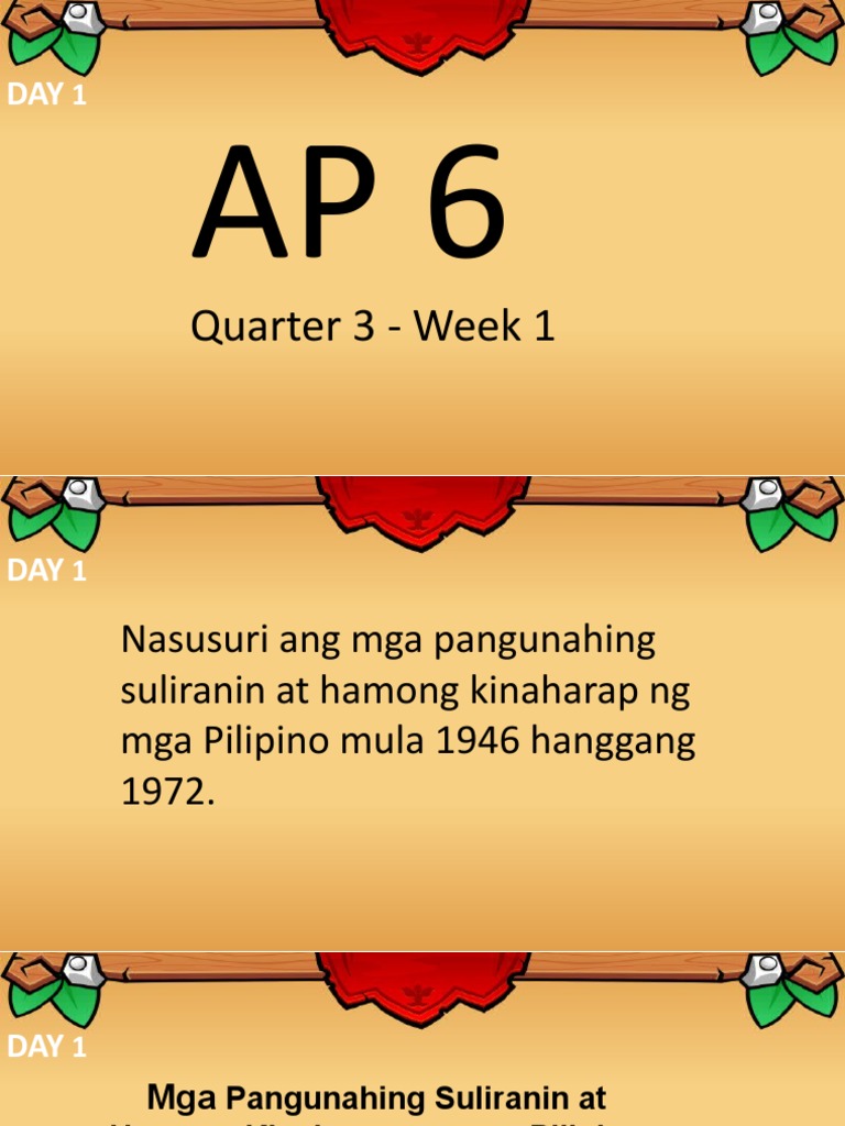 Ap6 Q3W1 | PDF