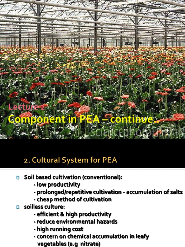 Lect2-Component in Protected Cultivation and Soilless Culture | PDF ...