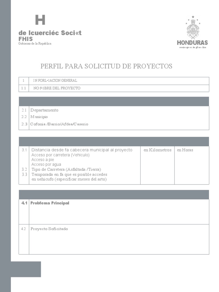 Solicitud de Proyecto 1 | PDF | Higiene | Hidrología