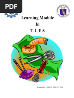 Module 4 - Dressmaking 8 Revised | PDF | Sewing Machine | Sewing