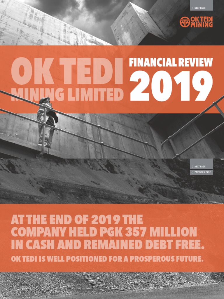 OK Tedi Mining 2019 Financial Review | PDF | Financial Audit | Going Concern