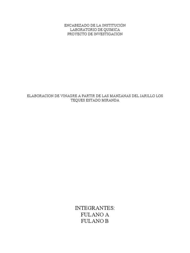 Plantilla Anteproyecto | PDF