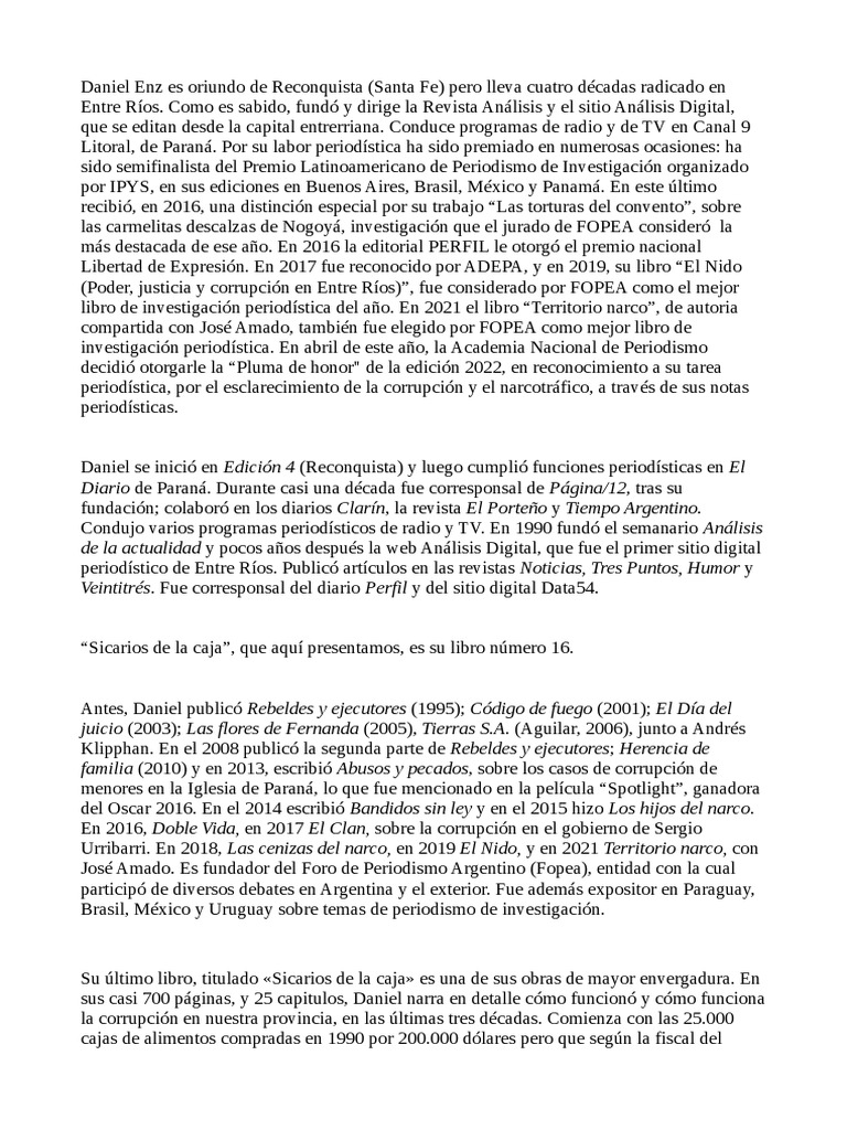 Presentacion Daniel Enz Congreso Comunicacion | PDF