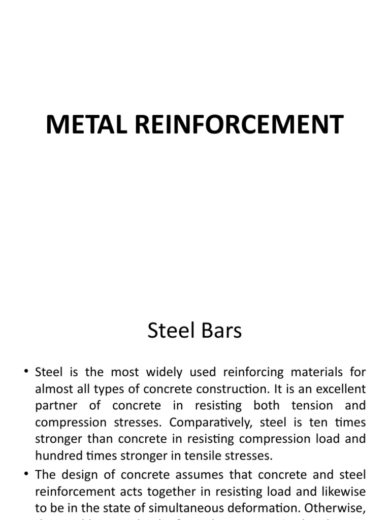 Metal Reinforcement | Download Free PDF | Stress (Mechanics) | Beam ...