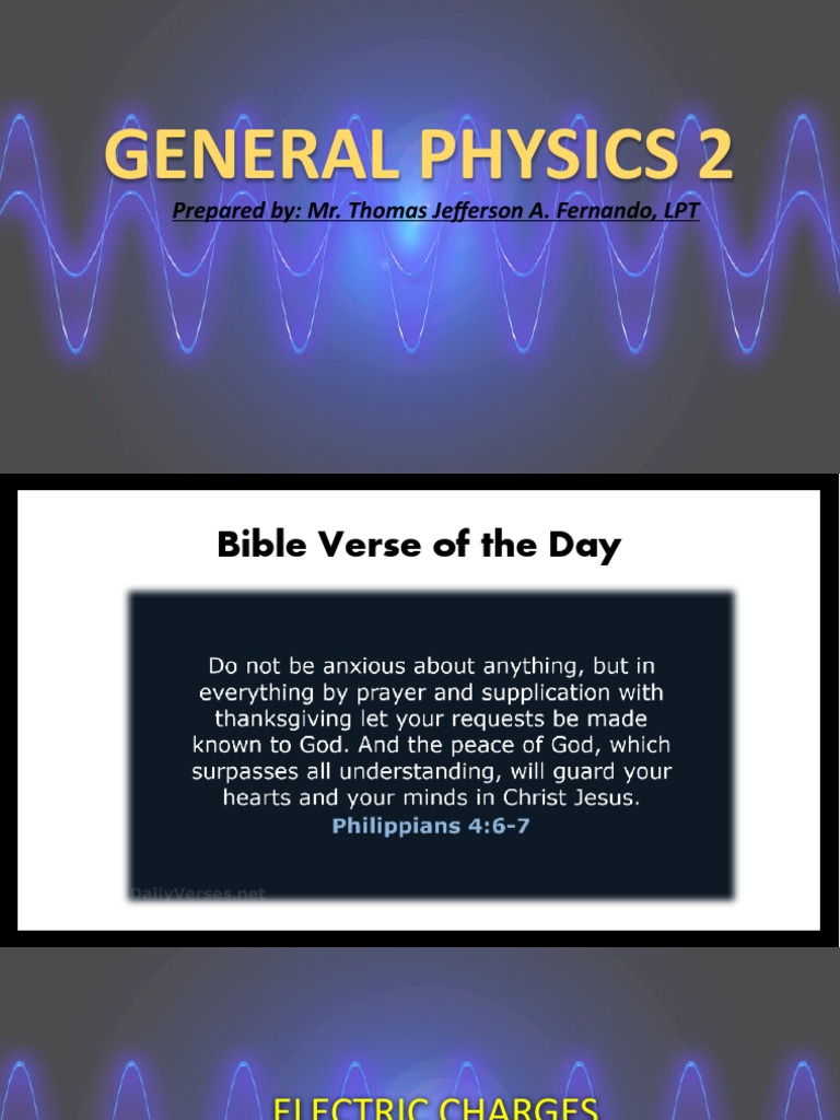 1 - Gen Physics 2 Electric Charges | PDF | Electric Charge | Electron