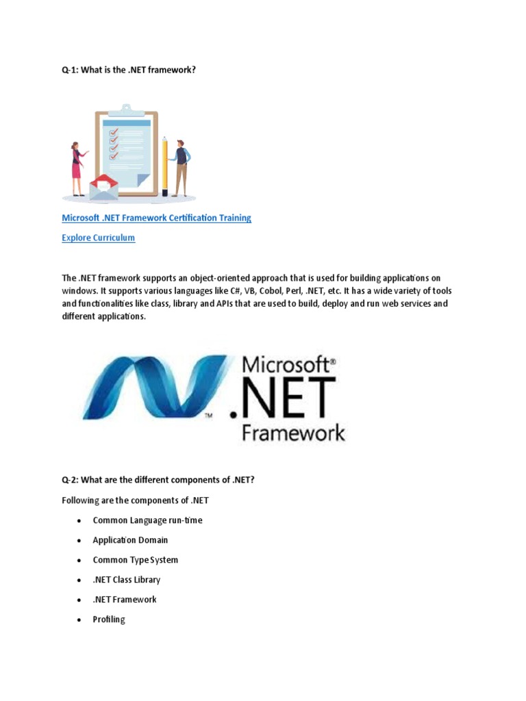 Dotnet Interview N Questions | PDF | Class (Computer Programming) | C ...