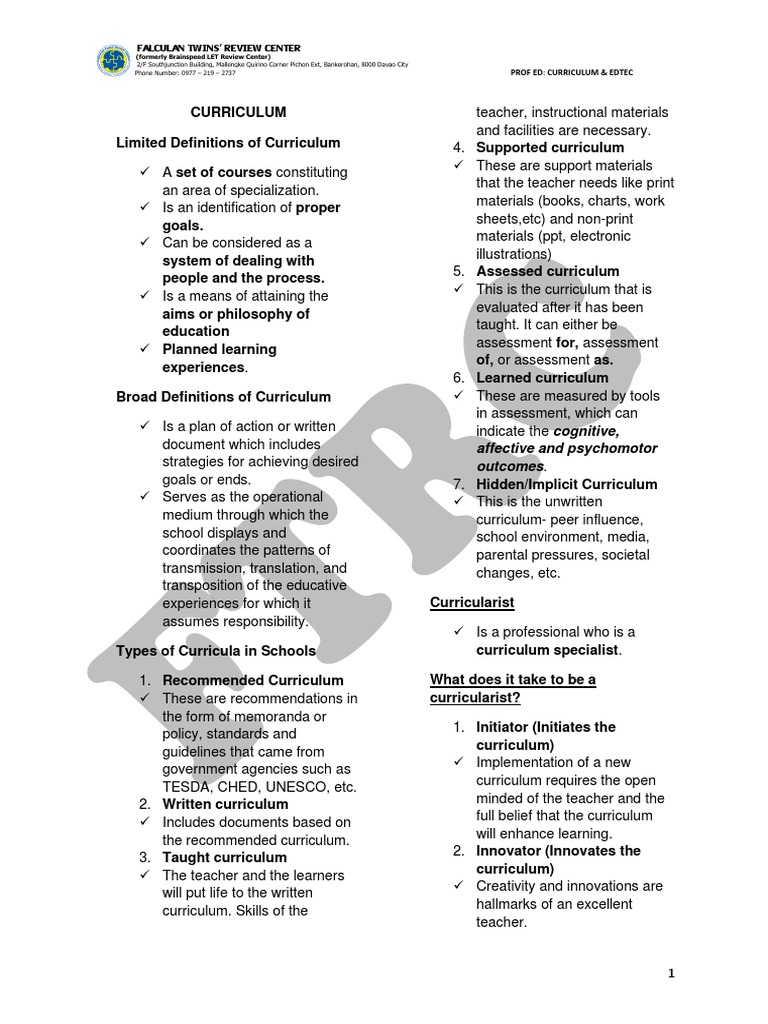 Curriculum Edtech | PDF | Curriculum | Educational Technology
