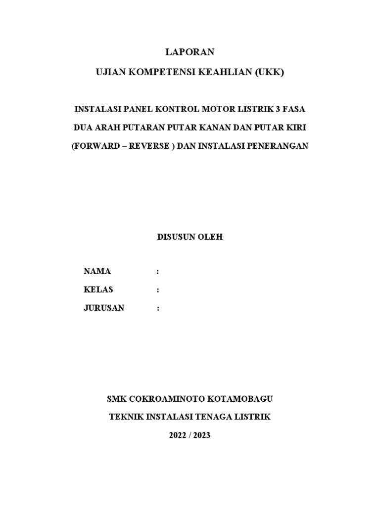 Laporan Ukk 2023 | PDF