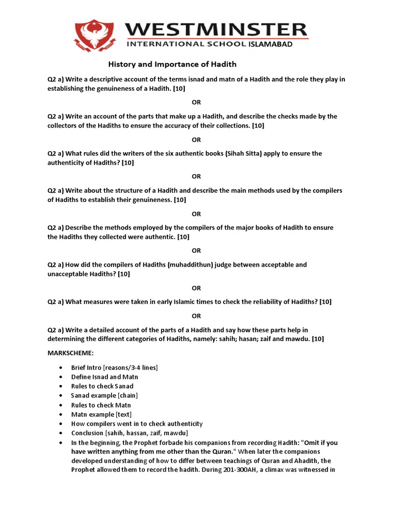 Understanding Sanad and Matn in Hadith | PDF | Hadith | Sharia