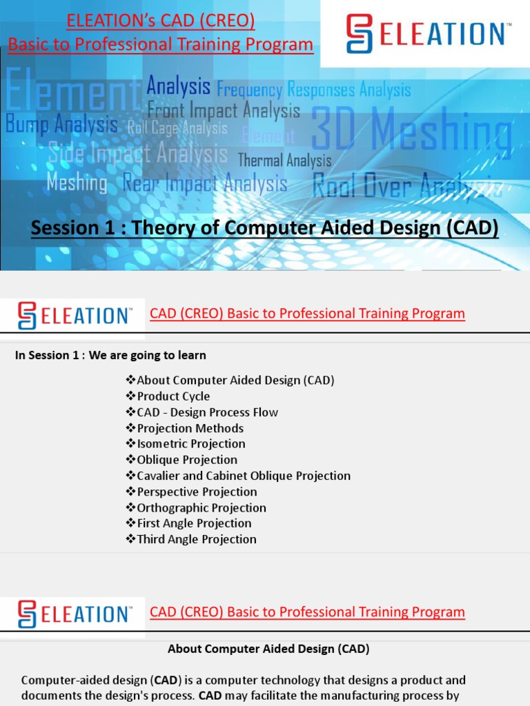CAD Projection Methods Overview | PDF | Computers