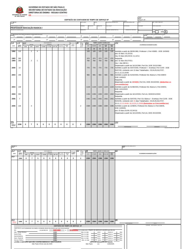19 Ficha 101 Oficial Automatica | PDF
